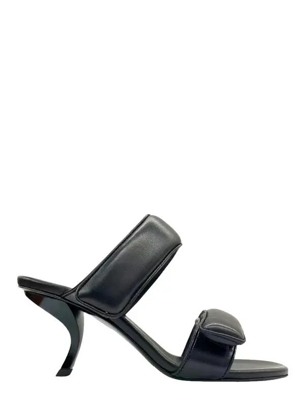 GIABORGHINI Fumiko Padded Sandals - Black