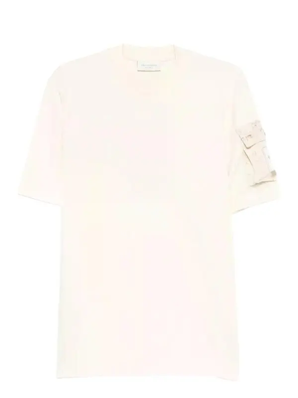 YES LONDON Flap-pocket T-shirt - Neutrals