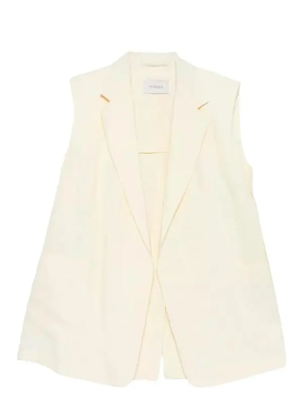 Sportmax Spxmaggio Oversized Gilet - Neutrals