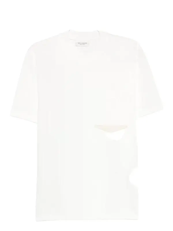YES LONDON Patch-pocket T-shirt - White