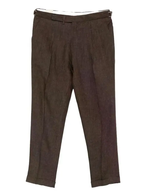 BRIGLIA 1949 Side-adjusters Trousers - Brown
