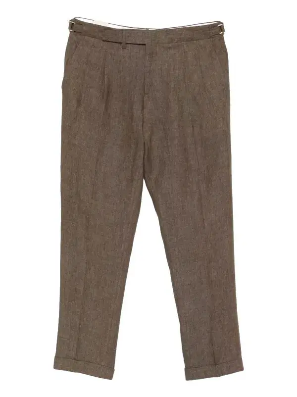 BRIGLIA 1949 Side-adjusters Trousers - Brown