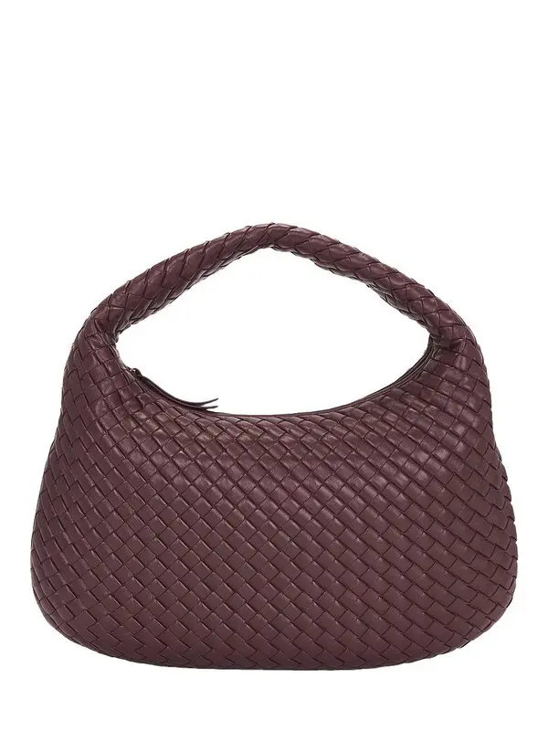 Bottega Veneta Veneta Bag - Deep Mahogany & Muse Brass