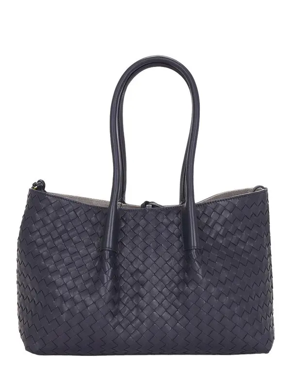 Bottega Veneta Pinacoteca Bag - Midnight & Basalt Muse Brass