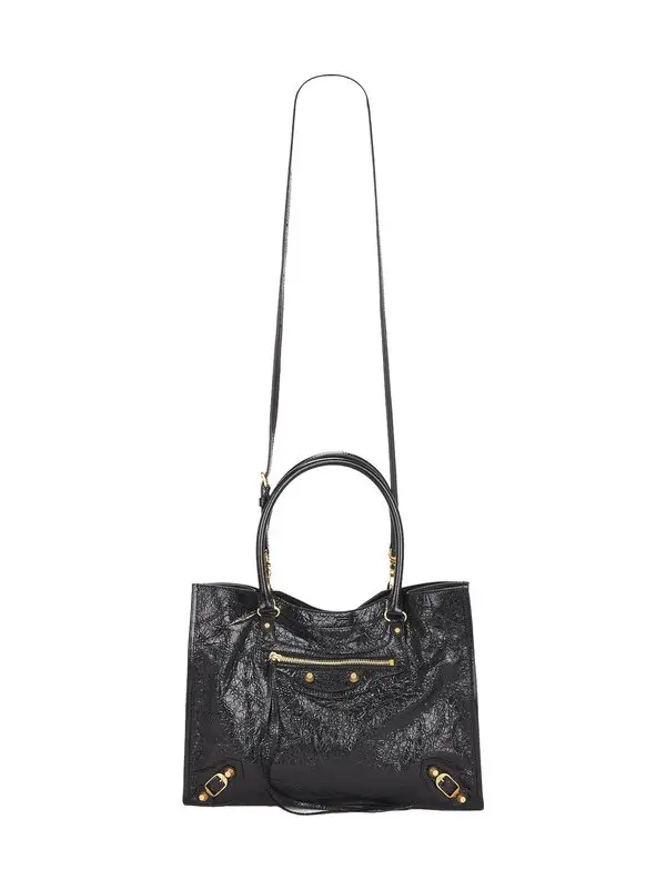 Balenciaga Le City Small Tote Bag - Black