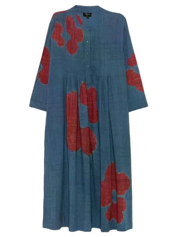YAVI Tita Midi Dress - Blue