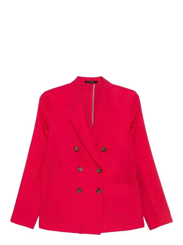 Paul Smith Double-breasted Pocket Blazer - Pink