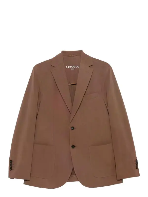 CIRCOLO 1901 Single-breasted Blazer - Brown