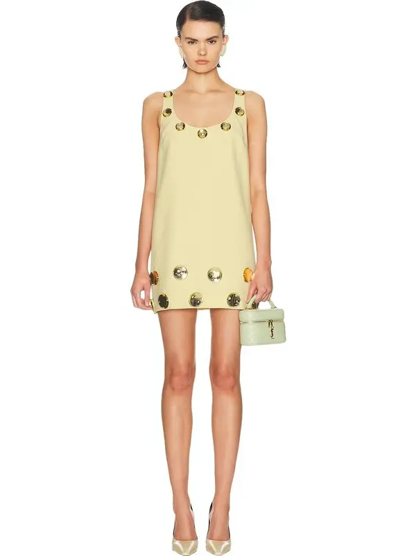 Alexis Aravine Embellished Dress - Buttercream