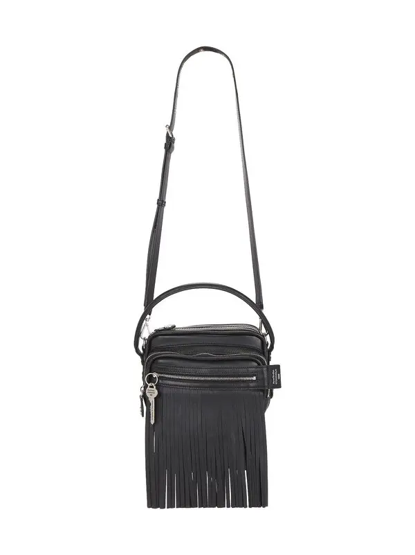 Acne Studios Camero Kit Fringe Bag - Black
