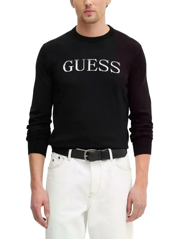 Guess Crew Neck Sweater - Black