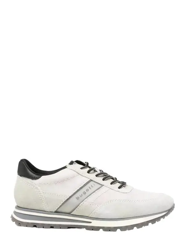 BUGATTI Panelled Suede Sneakers - Grey