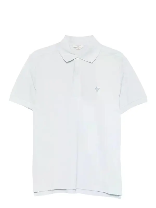 Jacob Cohen Logo-embroidered Piqué Polo Shirt - Blue