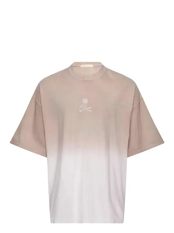 MASTERMIND WORLD Mw Faded Skull-motif T-shirt - Neutrals