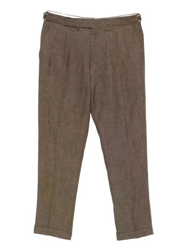 BRIGLIA 1949 Side-adjuster Trousers - Brown