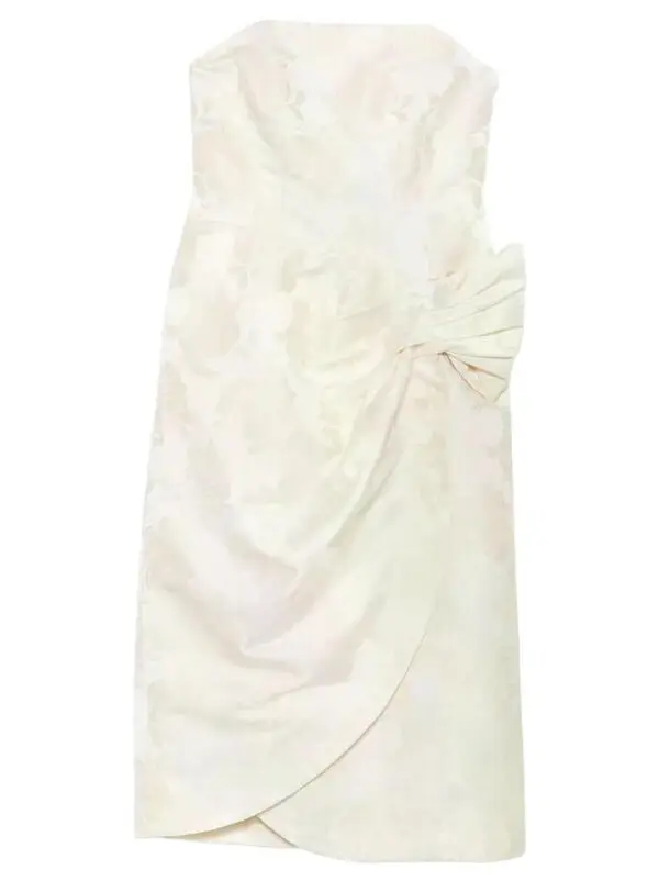 Simone Rocha Sash Midi Dress - Neutrals