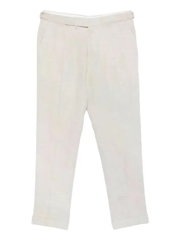 BRIGLIA 1949 Quartieris Side-adjusters Trousers - Neutrals