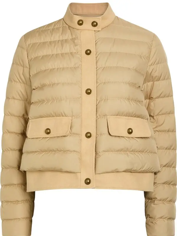 Moncler Padded Shell Jacket - Beige
