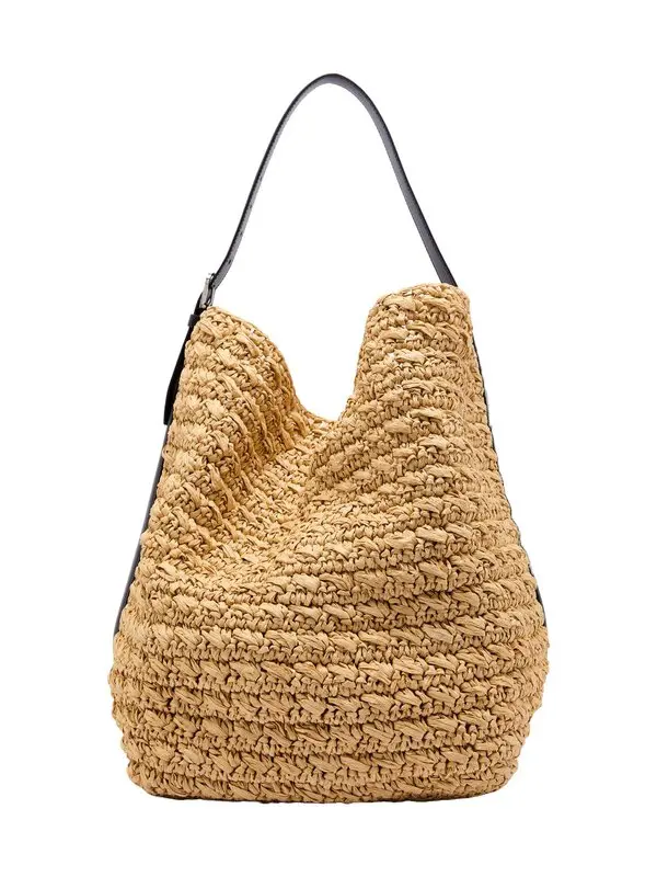 TOTEME Raffia Tote Bag - Natural