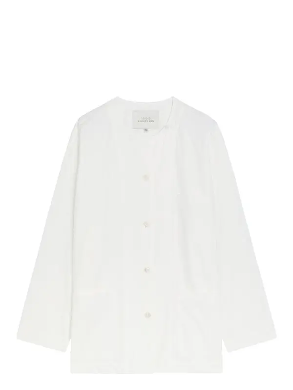 Studio Nicholson Patch Pocket Cotton Shirt - White