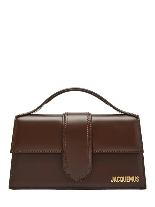 Jacquemus Le Grand Bambino Smoothed Leather Top Handle Bag - Brown