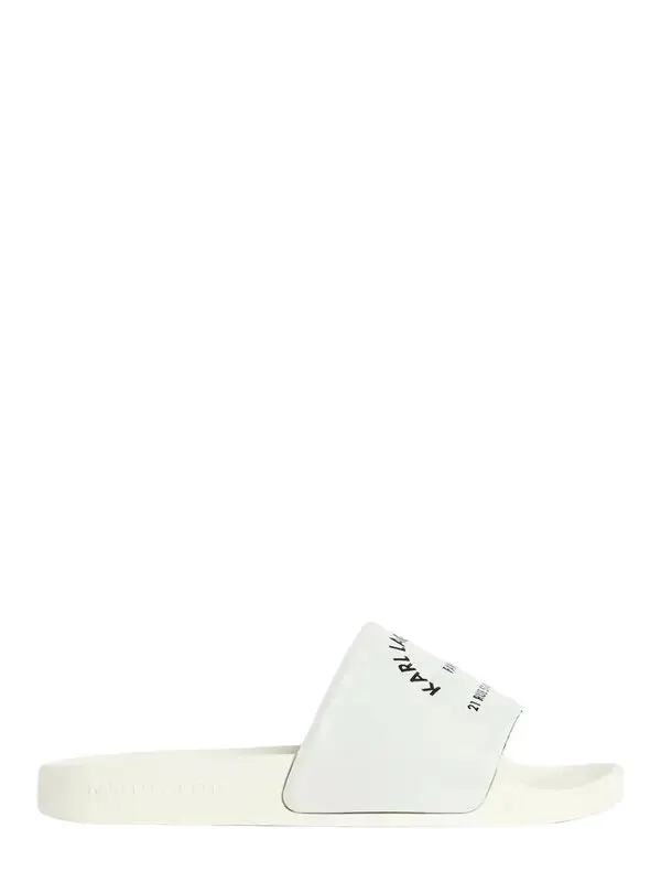 Karl Lagerfeld Kondo 2.0 Logo-print Slides - Grey