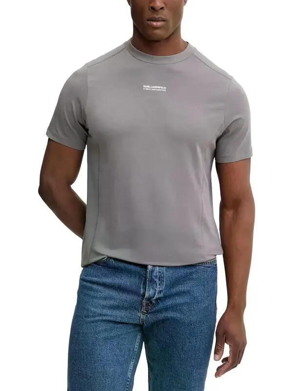 Karl Lagerfeld Logo-print T-shirt - Grey