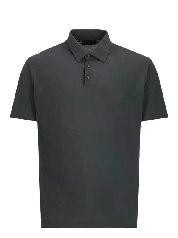 ZANONE Ice Cotton Polo Shirt - Grey