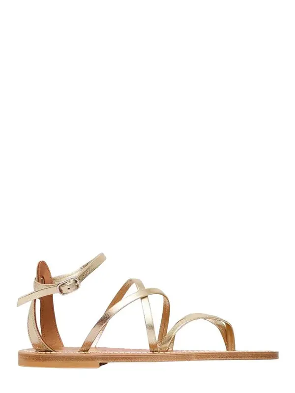 K.JACQUES Epicure Multi-strap Flat Sandals - Gold