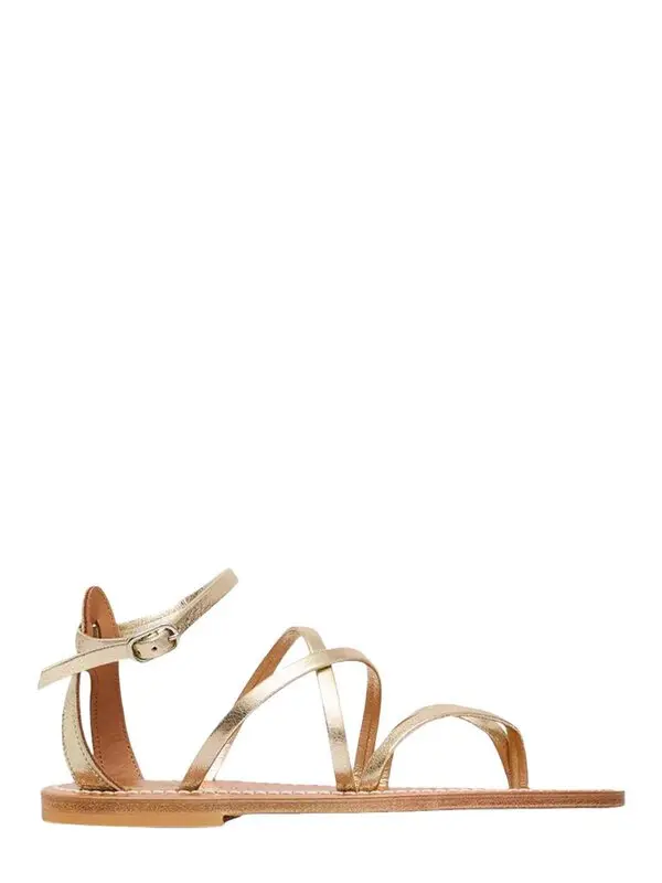 K.JACQUES Epicure Multi-strap Flat Sandals - Gold