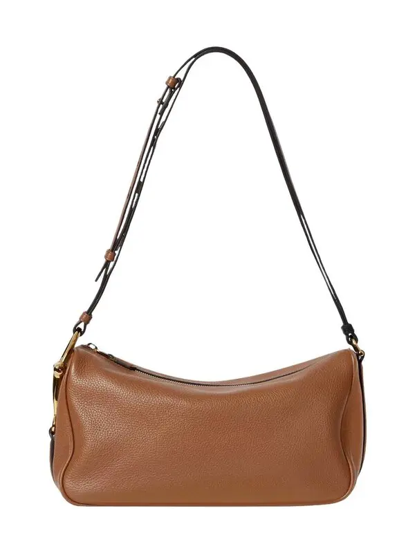 Gucci Half Horsebit Medium Shoulder Bag - Brown