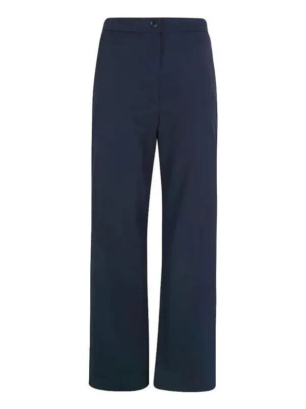 DEPARTMENT 5 Buttoned Wide Leg Trousers - Blue