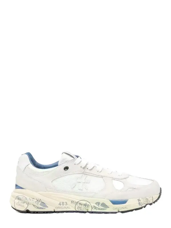 Premiata Mase Logo-patch Sneakers - Neutrals