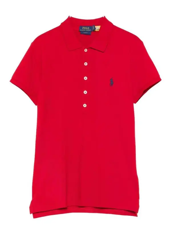 Polo Ralph Lauren Embroidered Polo Shirt - Red