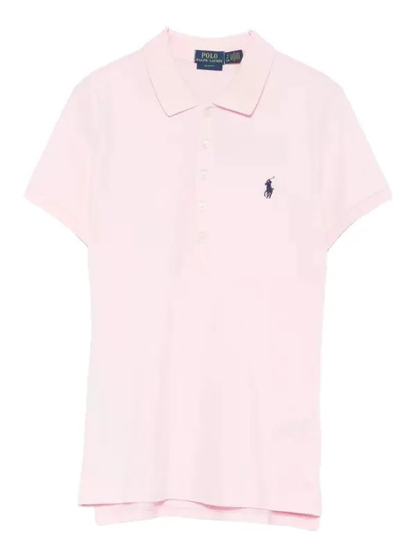 Polo Ralph Lauren Embroidered-logo Polo Shirt - Pink