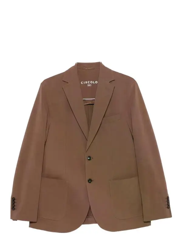 CIRCOLO 1901 Single-breasted Blazer - Brown