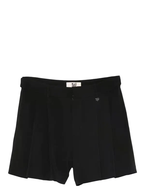 ANIYE BY Bella Pleated Shorts - Black