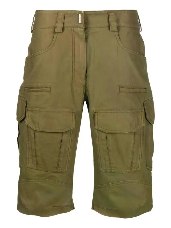 Givenchy Cargo Bermuda Shorts - Green