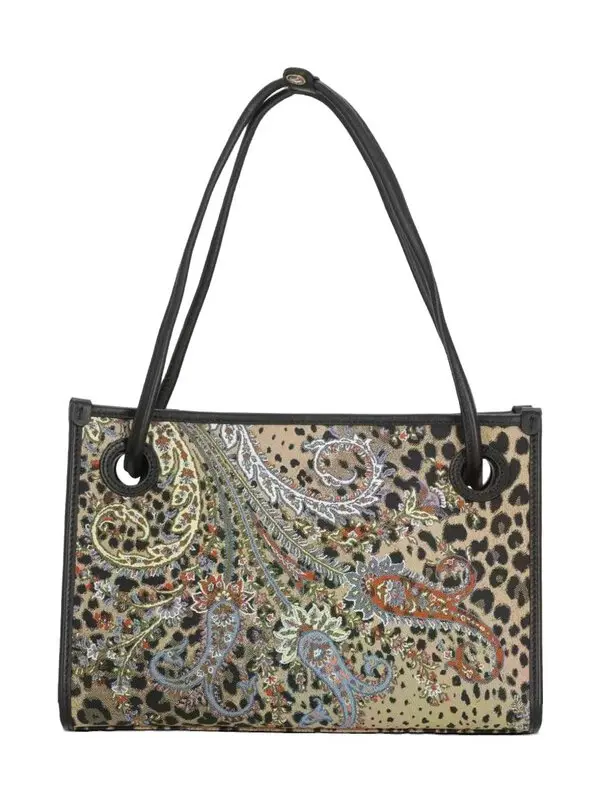 Etro Paisley-print Shoulder Bag - Neutrals