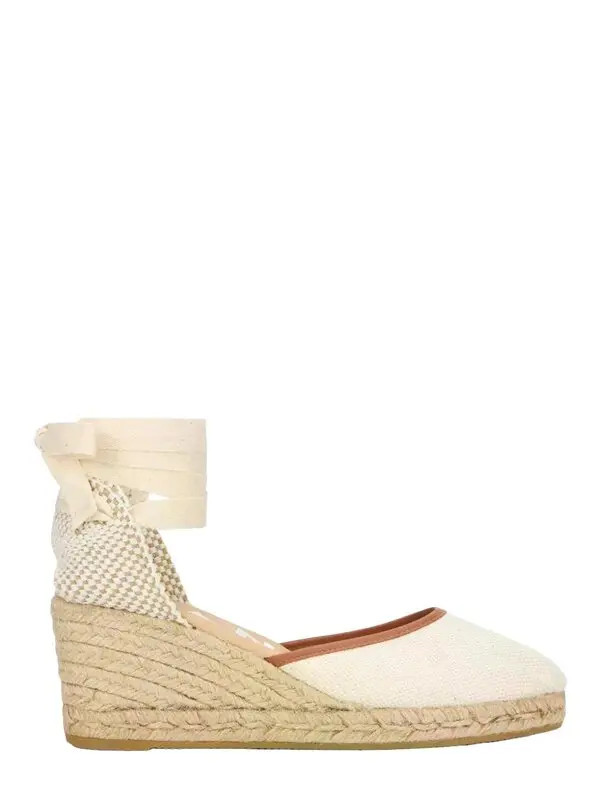 Manebí Tie-fastening Wedge Espadrilles - Neutrals