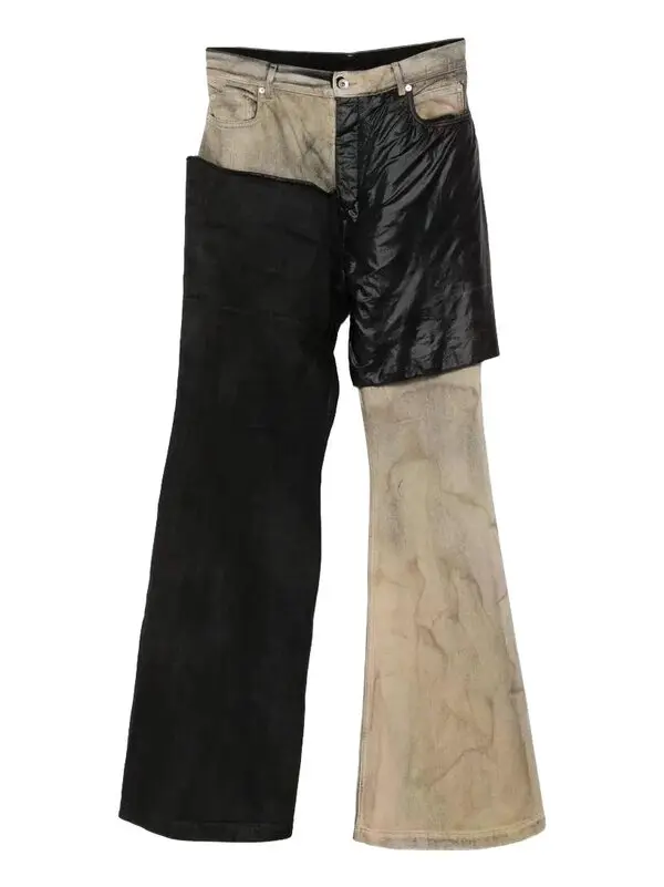 Rick Owens Panelled Jeans - Black