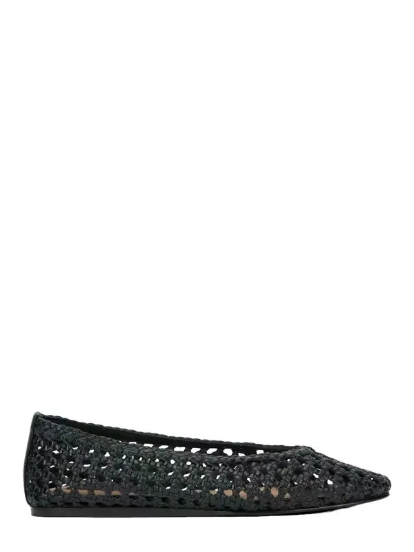 Manebí Woven Ballet Flats - Black