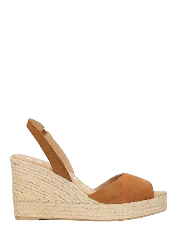 Manebí Suede Espadrille Wedge - Brown