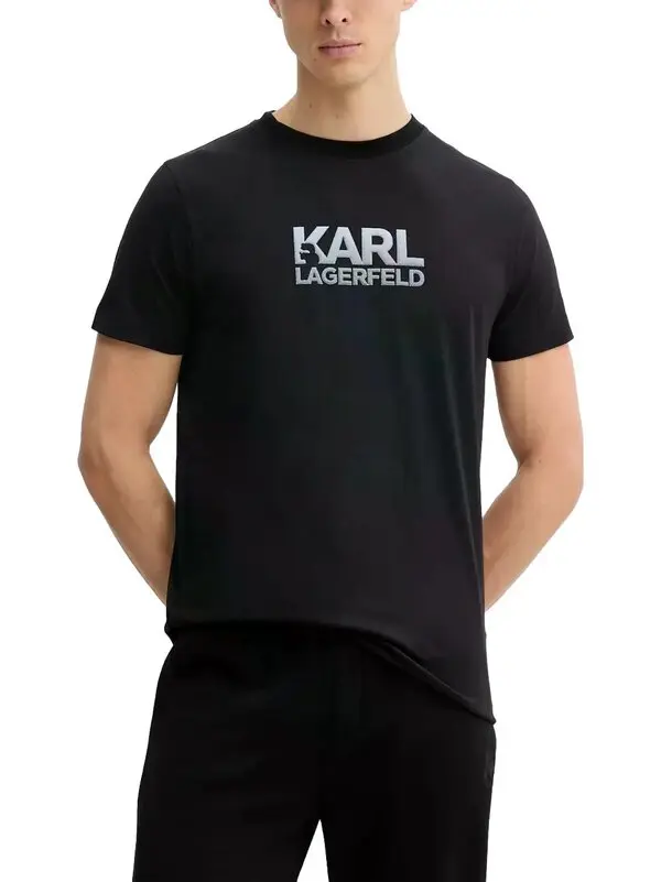Karl Lagerfeld Logo-print T-shirt - Black