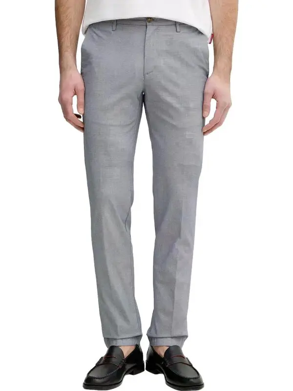 Karl Lagerfeld Pressed-crease Trousers - Grey