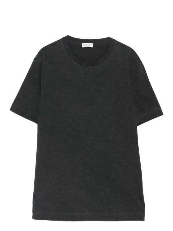 Brunello Cucinelli Crew-neck T-shirt - Grey