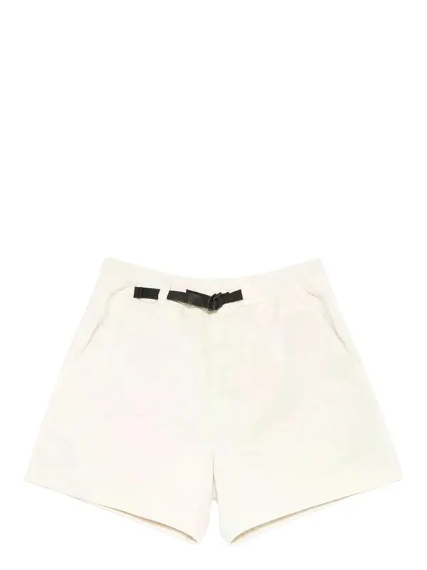 Stone Island Belted Elasticated-waistband Shorts - Neutrals