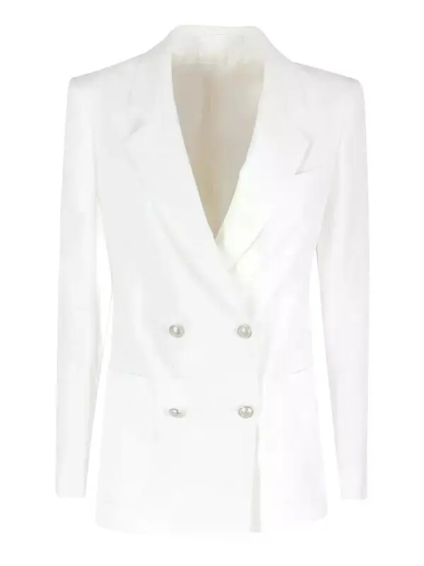 Tagliatore Double-breasted Blazer - White