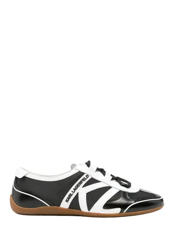 Karl Lagerfeld Altia Logo-print Sneakers - Black