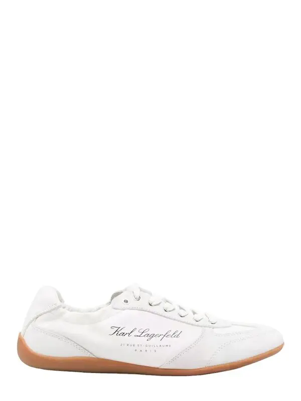 Karl Lagerfeld Altia Logo-print Sneakers - White